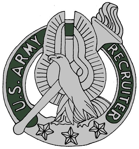 Army Recruiter Identification Badge Silver