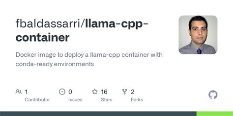 Github Fbaldassarrillama Cpp Container Docker Image To Deploy A Llama Cpp Container With