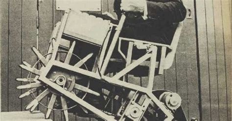 Thegreatwhitecosmicbatnews Prof Meredith Thring With His Stair Climbing Chair C 1964