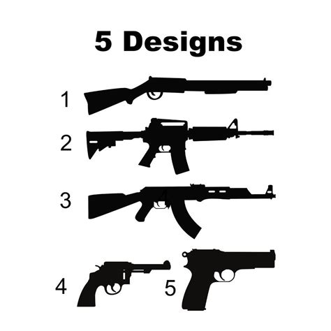 Gun Decals Sticker Atomic Decals