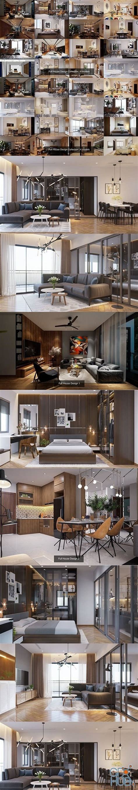 Cgtrader Full House Design Collection Gfx Hub