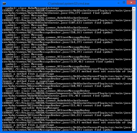Java Project Throws Errors From Everywhere Interfaces Methods Are