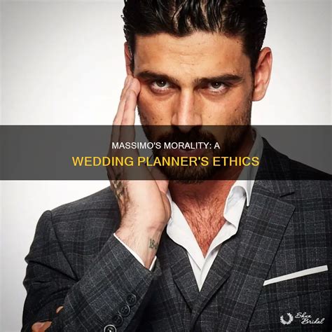 Massimos Morality A Wedding Planners Ethics Shunbridal