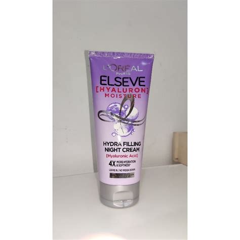 Jual Loreal Elseve Hyaluron Moisture Filling Night Cream Leave In Conditioner Preloved Murah
