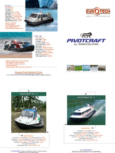 Eurotech Pivot Solutions Brochure Pdf
