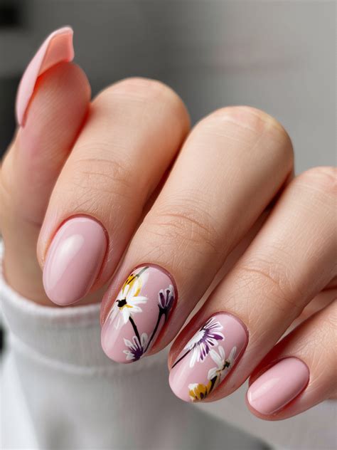 21 Spring Time Nails Ideas 2025 Simple Short Almond Coffin