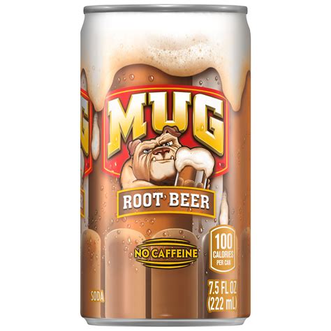 Mug Root Beer Caffeine Free 75 Fl Oz 6 Pack Mini Cans Classic