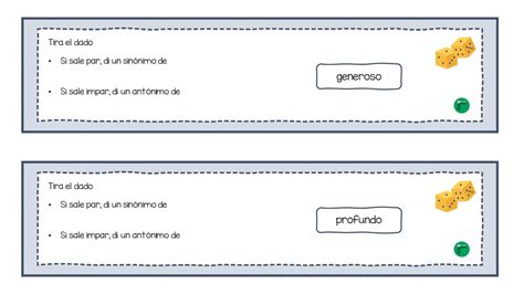 Sinónimos Y Antónimos 4 Orientación Andújar Recursos Educativos