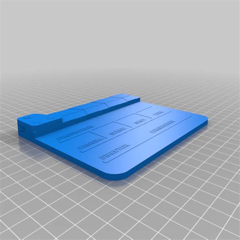 Free 3d File Clapper Slate Dual Material ・3d Print Design To Download・cults