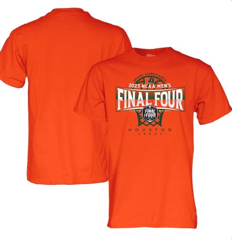 Miami Final Four Gear Get Hurricanes March Madness 2023 T Shirts