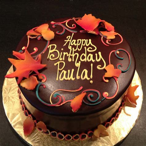 Happy Birthday Autumn Cake
