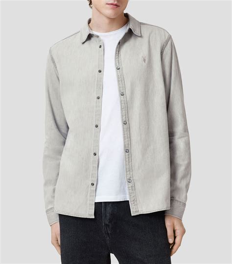 Allsaints Camisa Manga Larga Hombre El Palacio De Hierro