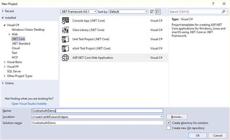 Cookie Authentication With Aspnet Core 20 Tutorials Link