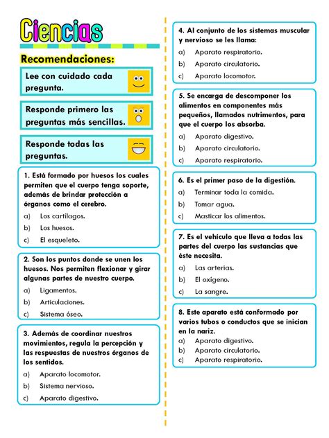 Examen Segundo Trimestre Tercer Grado 3página07 Imagenes Educativas
