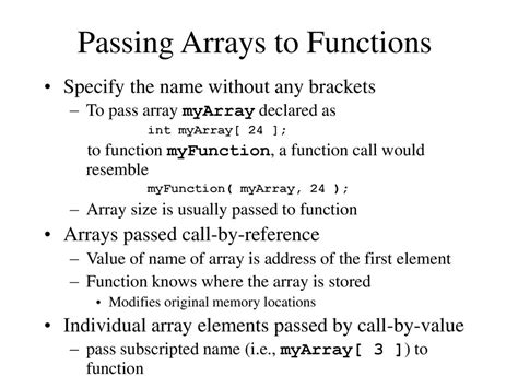 Chapter 3 Arrays Dr A Philip Arokiadoss Assistant Professor Ppt