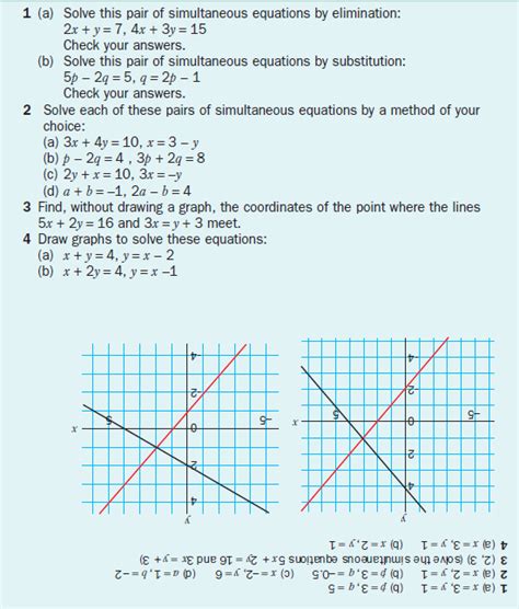 Solve Simultaneous Equations [video] Heelpbook