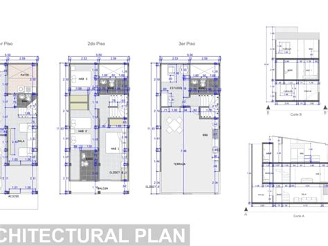 A Floor Plan In Autocad Meters Or Inches Upwork
