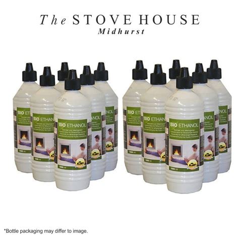 24 Bottles Of Bioethanol Fuel Liquid Refill For Bioethanol Stoves Fires