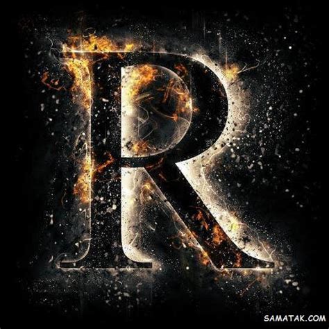 عکس حرف R انگلیسی برای پروفایل عاشقانه فانتزی زیبا