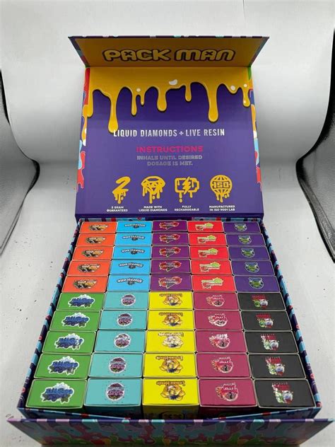 Packman 2g Carts Kiwi Kushberry Indica Vape Gen 3