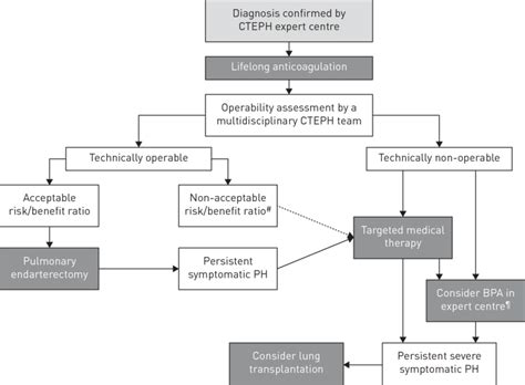 Treatment Algorithm For Managing Chronic Thromboembolic Pulmonary