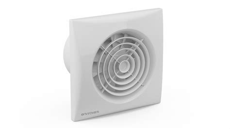 Bathroom Extractor Fan Envirovent 3d Model 19 3ds Blend C4d Fbx