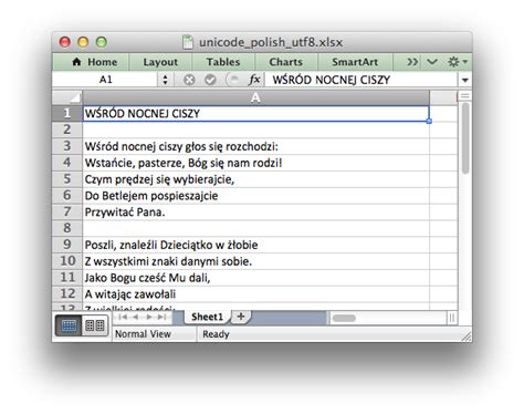 Example Convert A Utf 8 File To A Worksheet — Xlsxwriterlua Documentation