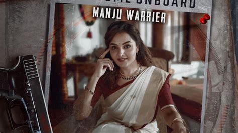 ‘mr X Manju Warrier Joins Cast Of Arya Gautham Karthiks Film The Hindu