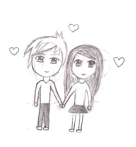 Cute Chibi Couple By Icecreamistasty On Deviantart