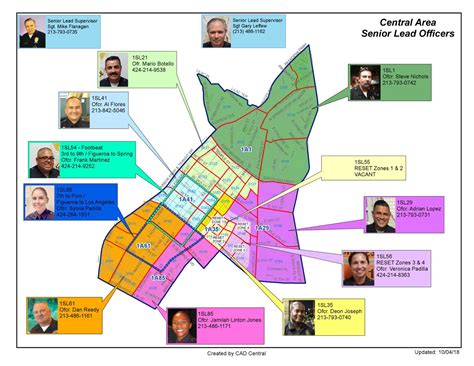 Here Is An Updated Senior Lead Officer Lapd Central Area