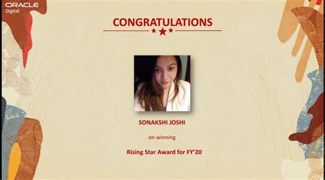 Sonakshi Joshi On Linkedin Oracle Fy20 Fy21 Godigital