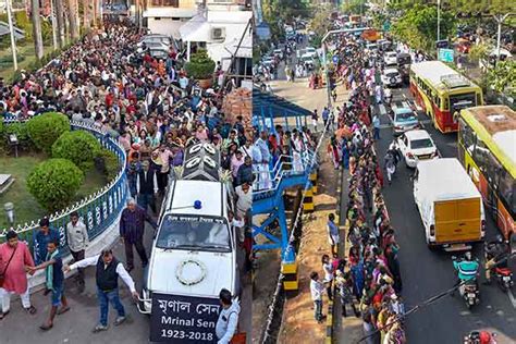Legendary Filmmaker Mrinal Sen Cremated