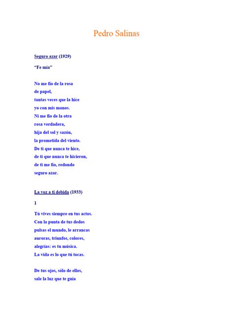 Poemas De Pedro Salinas Pdf