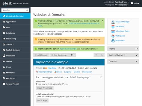 Domain Connect Extension Plesk