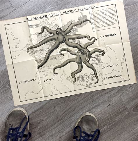 Idea Rare Maps A First World War Rare Propaganda Map