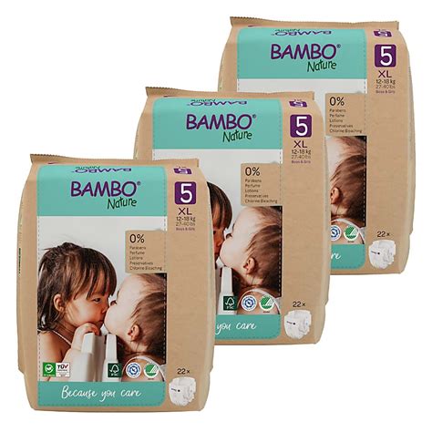 Bambo Nature Nappies Size 5 Economy Pack 66 Nappies The Web