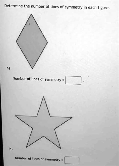 Determine The Number Of Lines Of Symmetry In Each Figure Number Of