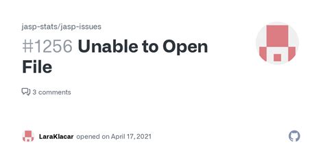 Unable To Open File · Issue 1256 · Jasp Statsjasp Issues · Github