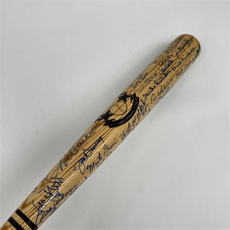 Beautiful Hall Of Fame Multi Signed Baseball Bat 42 Sigs Psa Dna Coa