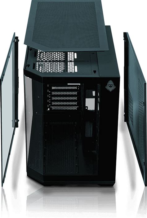 Gabinete Gamer Mancer Cv700l Mid Tower Lateral De Vidro Preto Mancer
