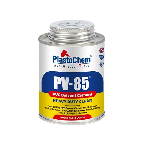 Plastochem Pvc Solvent Cement Adhesive Clear 200ml Tin Can At Rs 95 In New Delhi