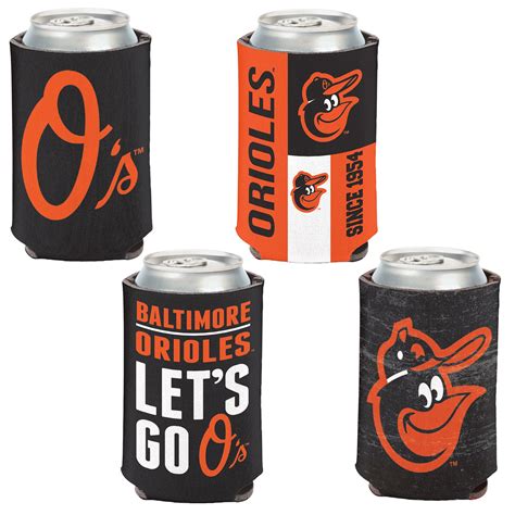 Wincraft Baltimore Orioles 4 Pack 12oz Can Cooler Set