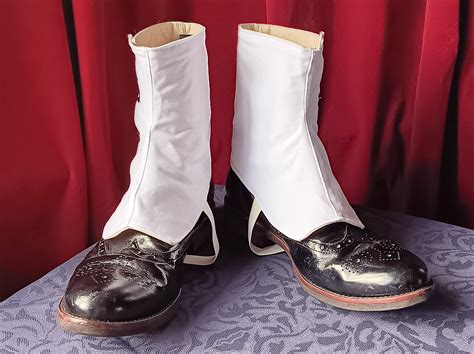 Spats Steampunk Shoe Covers 1920s Gangster Etsy