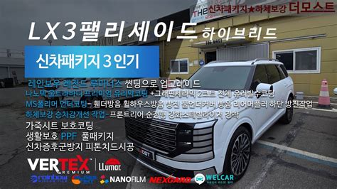 Lx3팰리세이드하이브리드 신차 레인보우 레전드 루미너스 썬팅시공 언더코팅과 하체보강 승차감개선작업 시공기 Youtube