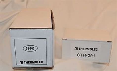 ~nip~ Thermolec Cth291 Lcd Electronic Thermostat And Thermolec Ds600 Duct Sensor Spw Industrial