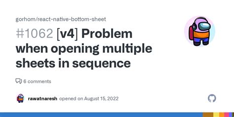 [v4] problem when opening multiple sheets in sequence · issue 1062 · gorhom react native bottom