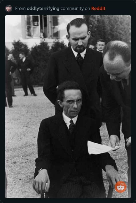 Joseph Goebbels A Nazi Discovers That The Photographer Is Jewish The