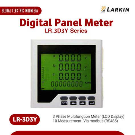 Jual Digital Multifunction Meter 3 Phase Lr 3d3y Via Modbus Rs485