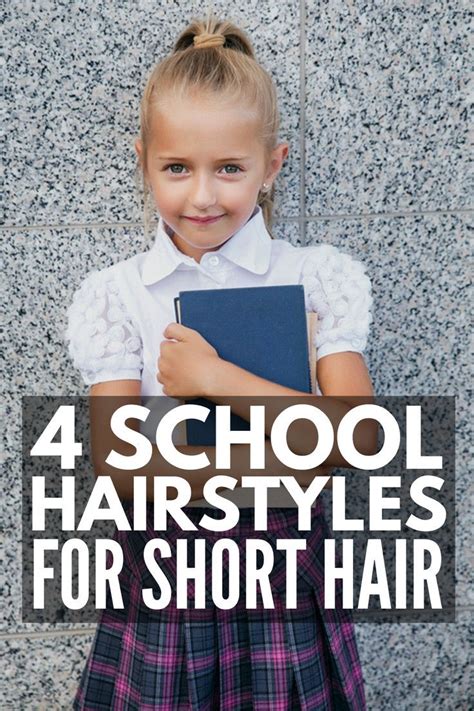 18 Simple And Easy Back To School Hairstyles For Girls We Love Short