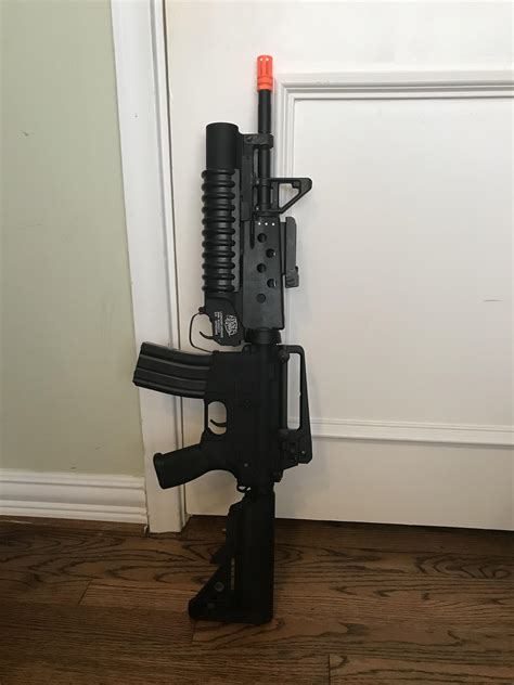 M4a1 Carbine Assault Rifle M203 M4 Carbine With M203 Grenade Launcher